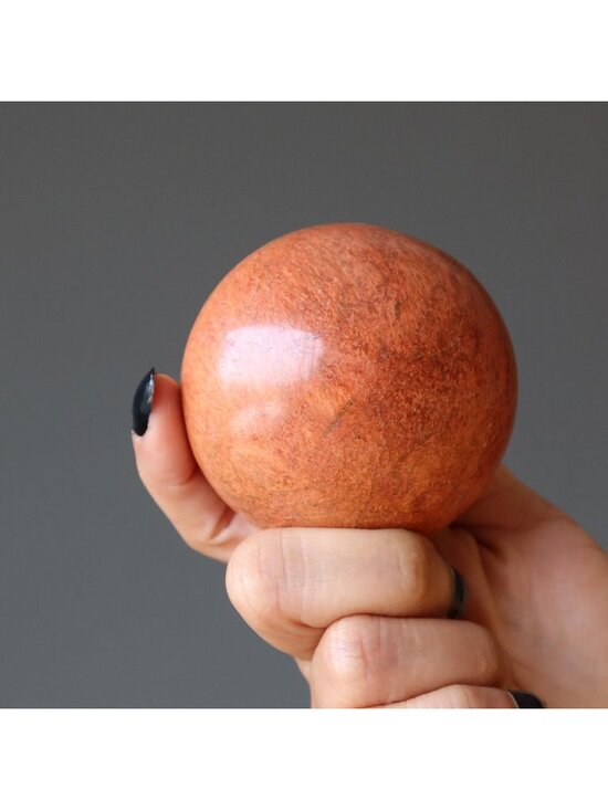 Satin Crystals | Art | Red Jasper Sphere Fury Of Mars Fire Crystal Ball ...